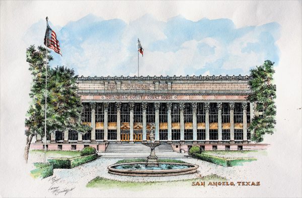 Tom Green Courthouse – Larry Bridges Art